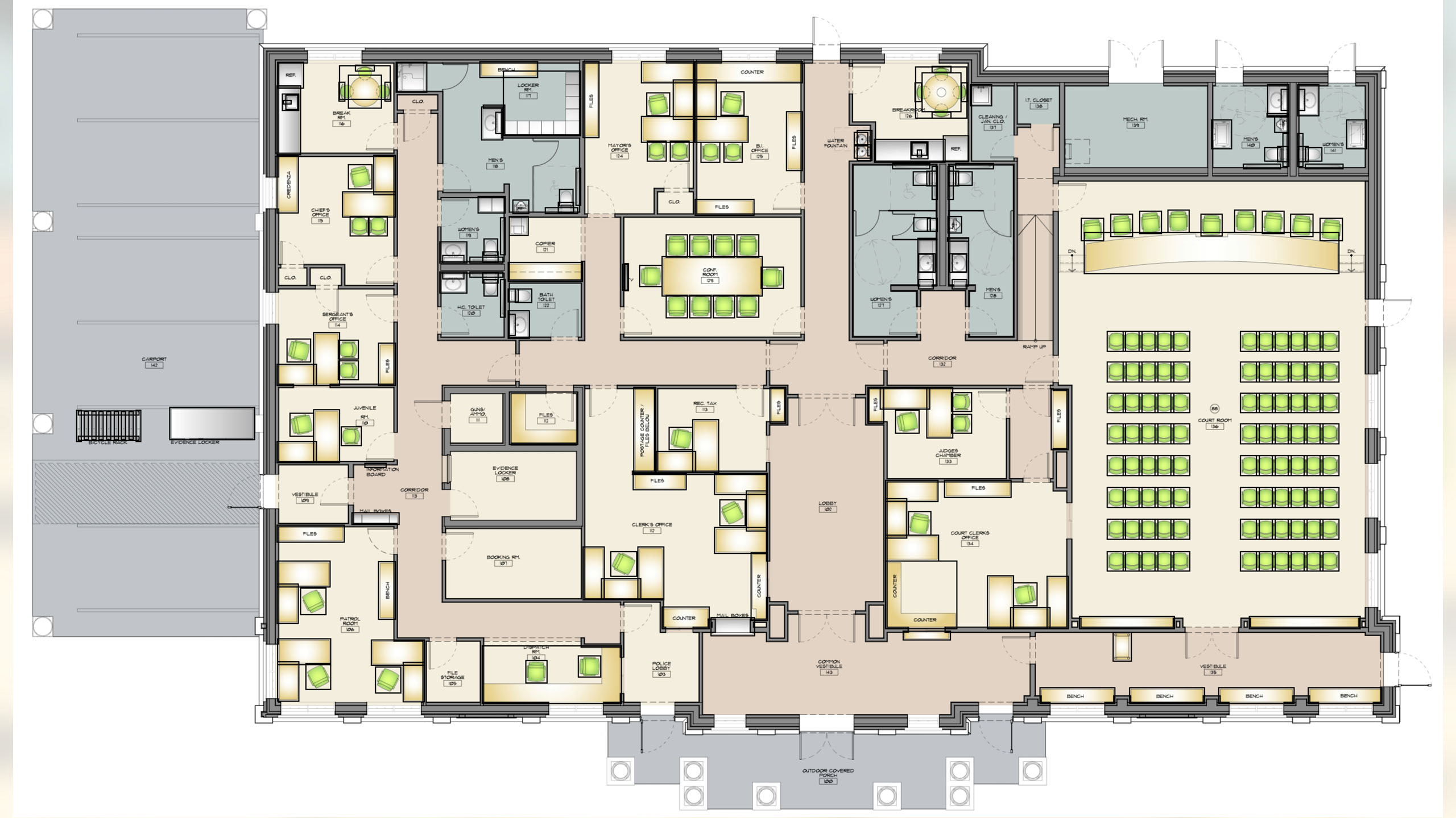 Village Hall & Police Station - Anderson Design Group